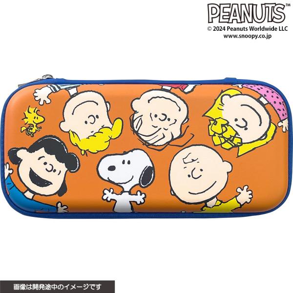 ※メーカー在庫僅少のため、完売の際はご容赦ください T2-SNPSOP-PN    大人気「スヌーピー」のSWITCH／SWITCH（有機ELモデル）用ポーチに2種類の新柄が登場！