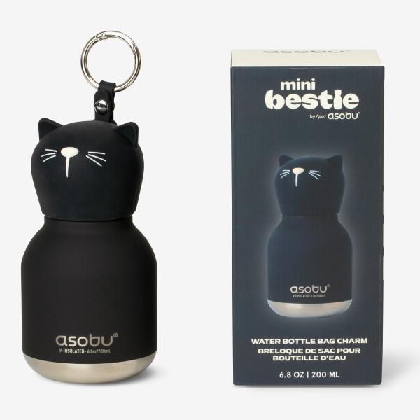 通学、通勤、お散歩に気軽に、可愛く持ち歩ける新感覚ボトルです。 IBV44BC         カナダ発のボトルブランドasobuから、チャーム付きミニボトルが新登場