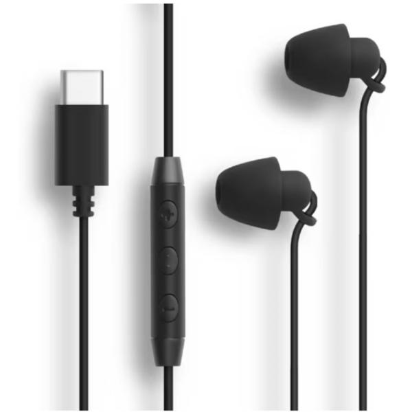 FS-CSSLP01-BK   Type-C接続イヤホン寝ながらイヤホン