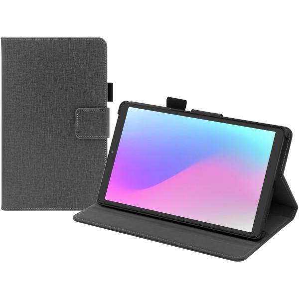 JA5CAS00078     ファブリック素材のスタイリッシュなaiwa tab AS8L-2専用ケース。傾きを3段階調節できるスタンドとしても使用できます。