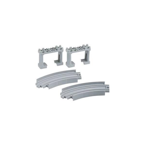 0481079041      「R-03 曲線レール」と同じ半径の高架直線レールです。