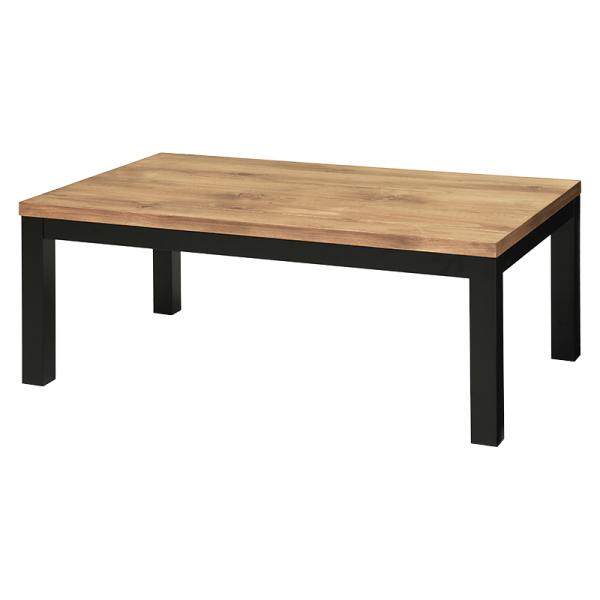 メーカー直送 同梱不可 カード決済のみ対応 沖縄・北海道・離島お届け並びに時間指定不可 アルクK1165        ロッジ風の天然木の温かみが感じられるコタツ