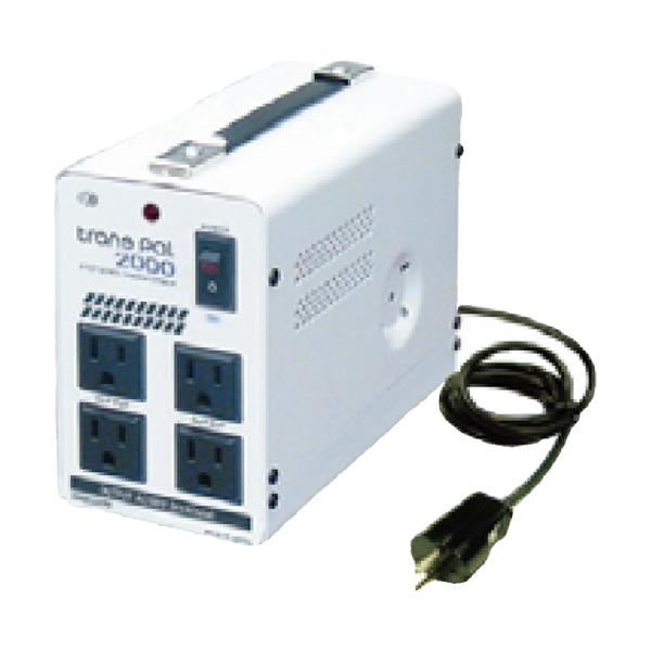 ★受注生産の為キャンセル不可！★ PAL2000EP       ヨーロッパや中国、韓国をはじめ220V・230Vの国で日本の電化製品(100V)を安心して使える変圧器。容量は2000Wまで。