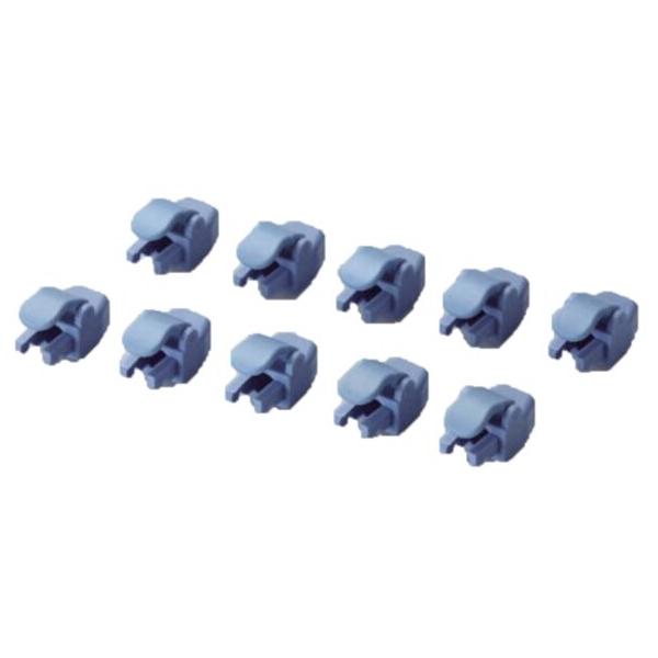 LDRJ45GPCBU10   ブルー。自作LANケーブルのツメ折れ防止に役立つ、コネクタ保護カバー