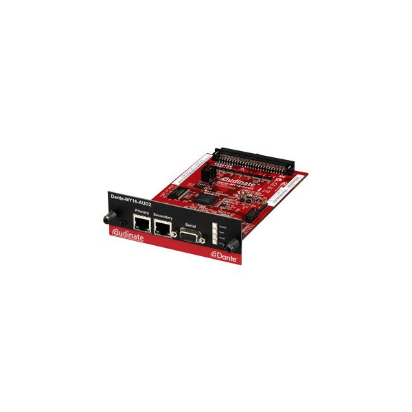※納期にお時間がかかる場合がございます。 DANTEMY16AUD2   先進のデジタルオーディオネットワークDante TMに対応したMini-YGDAIカード