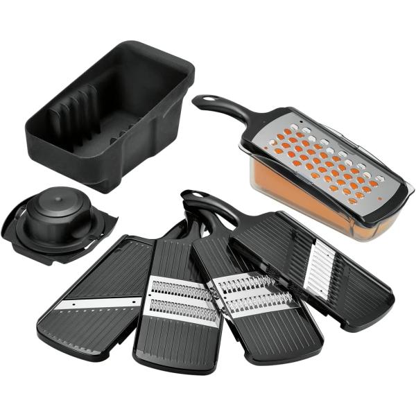 PR4527          スライサー・千切り器・おろし器のセットです。