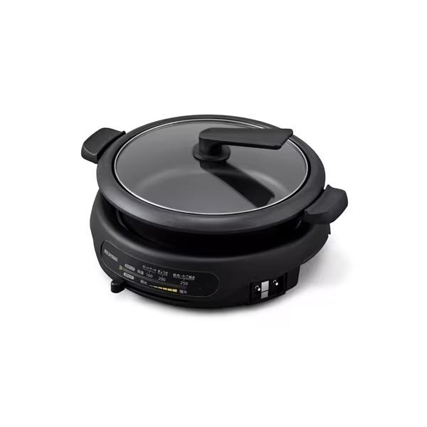 IGUB3B          深なべ、溝つきプレート、たこ焼きプレート 3種類のプレート付き