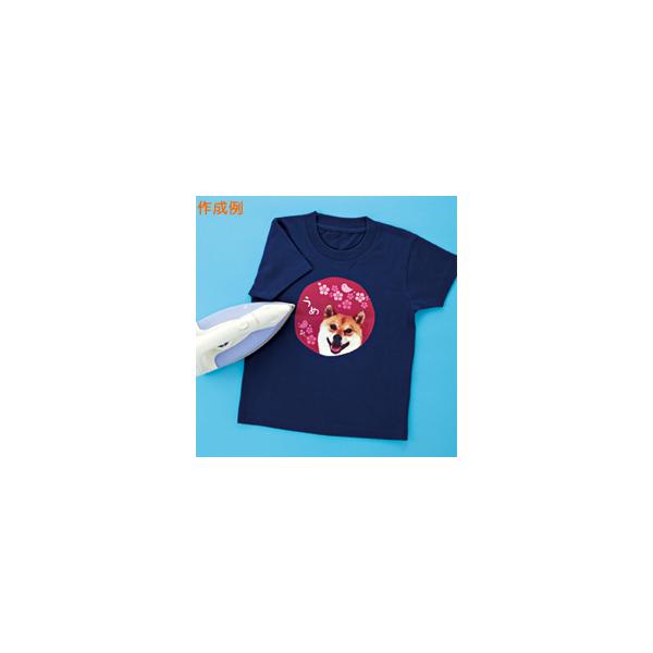 JPTPRCLN        赤や黒などの濃色カラー布に使えるアイロンプリント紙。洗濯耐久性アップ。A4・2シート