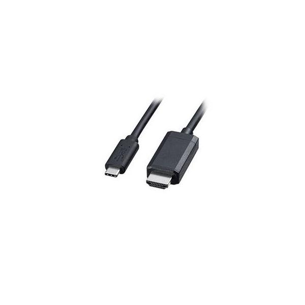 KC-ALCHD50K     USB Type-CのパソコンとHDMIのディスプレイをアダプタなしで直接接続することができる変換ケーブル。4K/60Hz対応。ブラック・5m。