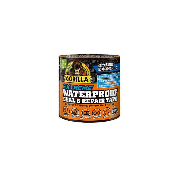 補修 応急措置 テント タープ キャンプ アウトドア 防災 屋根 外壁 水周り 浮き輪 プール NO1782          防水性にすぐれ過酷な環境下でも圧倒的な耐久性を発揮するヘビーデューティーゴリラテープ！