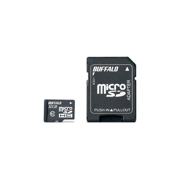 RMSD32GC10AB    スマートフォンでの高速データ保存に最適なクラス10対応！（SDカードアダプター同梱）