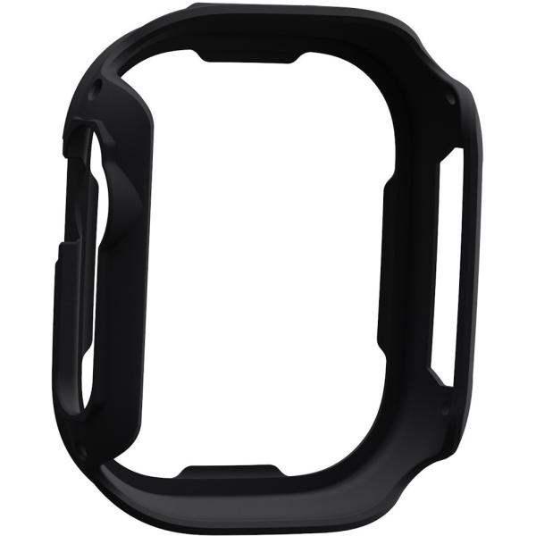 UAGAW49CSV2BK   ブラック。高品質でスタイリッシュ。傷や衝撃から守る耐衝撃Apple Watch用ケース