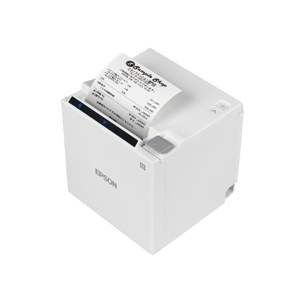 TM302613W       ホワイト。スタイリッシュコンパクトレシートプリンター。