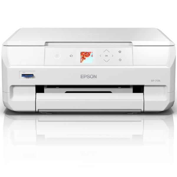 単品購入のみ可（同一商品であれば複数購入可） クレジットカード決済 代金引換決済のみ EP717A          Colorio 写真 文書 コピー プリント スキャン 対応インク（カキゴオリ） カラリオスマイルPlus