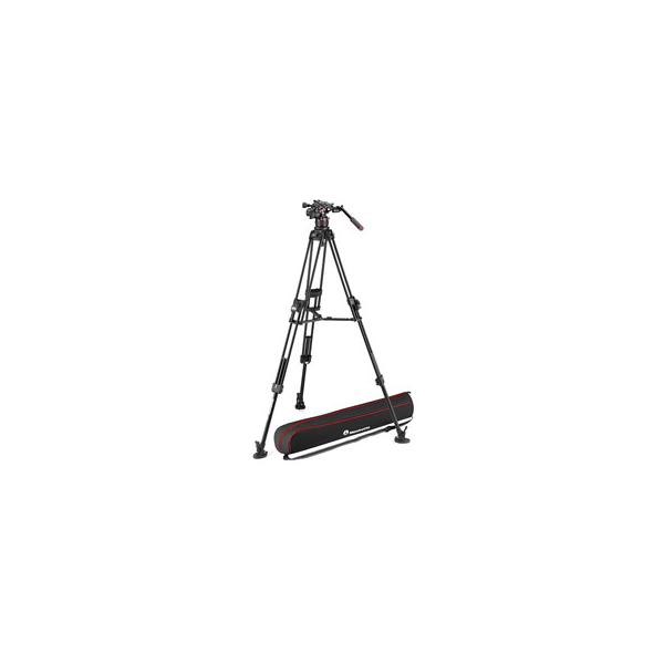 MVK612TWINFA    645 FAST ツインビデオ三脚 アルミニウムに、ナイトロテック612フルードビデオ雲台を組合わせた三脚キット
