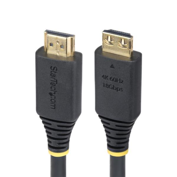 HDMI2-CABLE-GRI 1.8m、ブラック。不慮の脱落を防止する抜けにくいグリップコネクター採用。最大解像度4K60Hzおよび1440p144Hzのスムーズな映像を実現