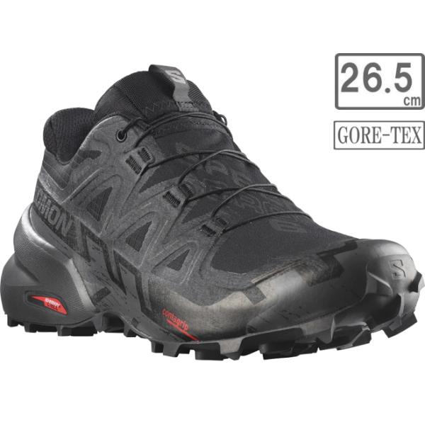 SPEEDCROSS 6 GTX トレイルランニング シューズ スニーカー L41738600       Salomon のルーツに忠実なトレイルの定番 SPEEDCROSS 6。