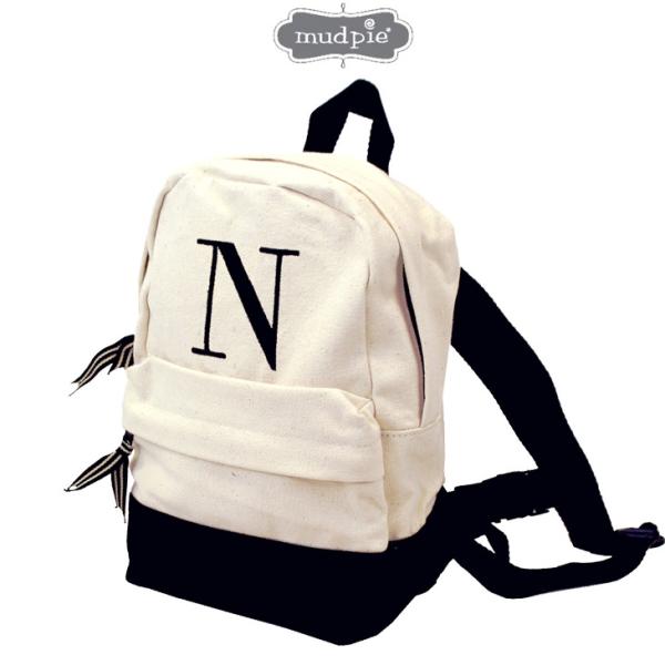 999OZ1004N      ■大きなイニシャルがアクセント■モノトーンが可愛すぎずにカッコいい！■きょうだいでお揃いも♪■