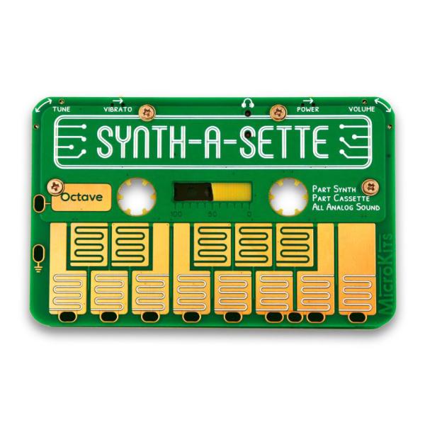 SYNTHASETTE     ポケットサイズのアナログ・シンセで、自分だけの楽器をつくろう！