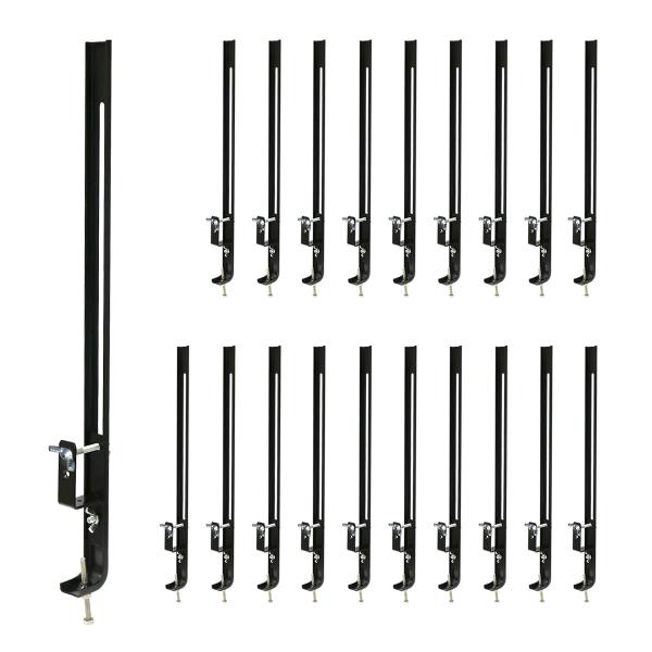 納期未定 同梱注文不可 カード払い限定 沖縄・北海道・離島お届け並びに時間指定不可 SLVCF4020P      ベランダや塀などのコンクリートフェンスに、ラティスやフェンスを固定したい時に