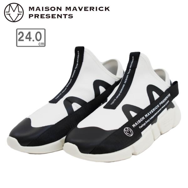 メゾンマヴェリック プレゼンツ DAD Slip-ons Knit Sneakers 43MS2491        軽量のスリッポンスニーカー