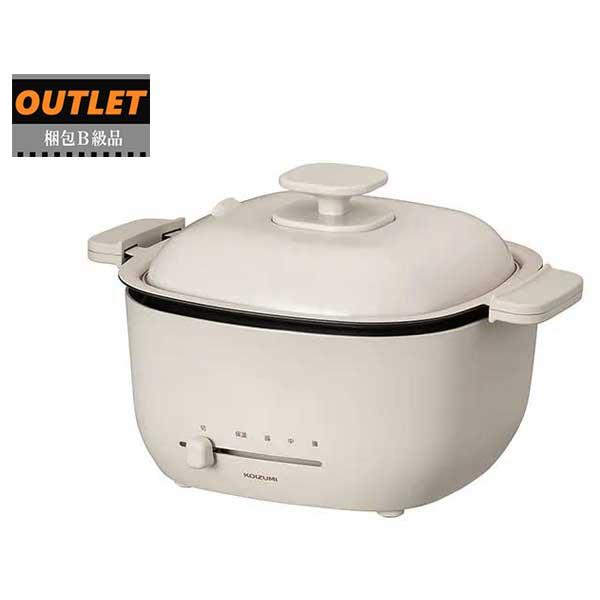 「新品・未使用品」の梱包B級品 KHP0651C        調理から片付けまでこれ１台。食器にもなるわたし専用ミニグリル鍋。