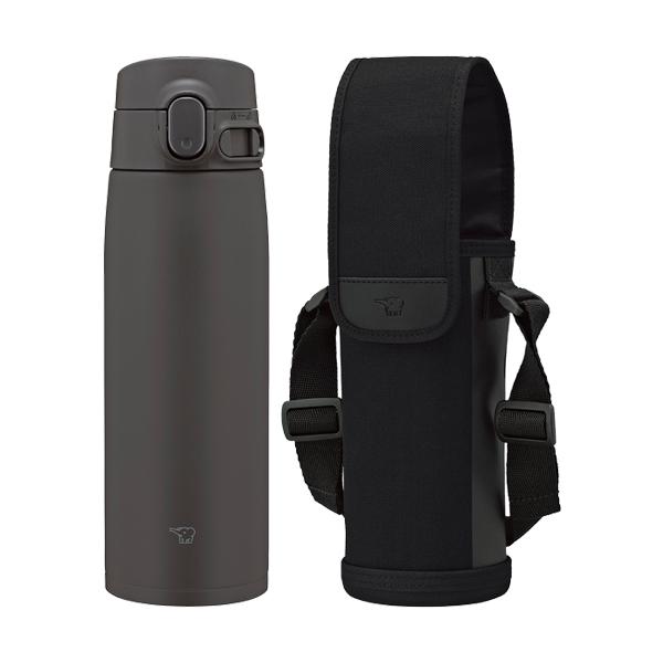 ステンレスボトル ステンレスマグ マイボトル 水筒 大きめ 大容量 シームレスせん 保温 保冷 SMVB60          ワンタッチマグ【600ｍｌ】+ステンレスボトルカバー【0.6L用】セット商品