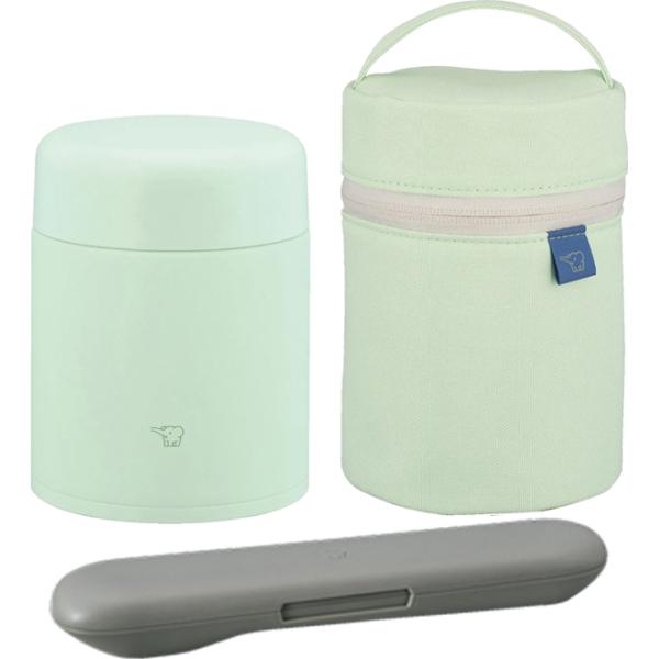 SWLA40          ステンレススープジャー(400mL)+スープジャーポーチSサイズ(250〜400ml用)+カトラリー(スプーン・ハシ)セット商品