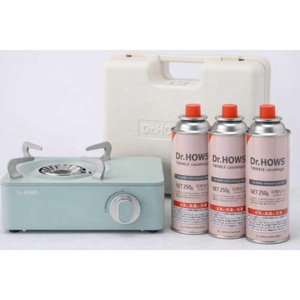KTW10200001     Dr.HOWS公式 カセットコンロとカセットガスのお買い得セット！