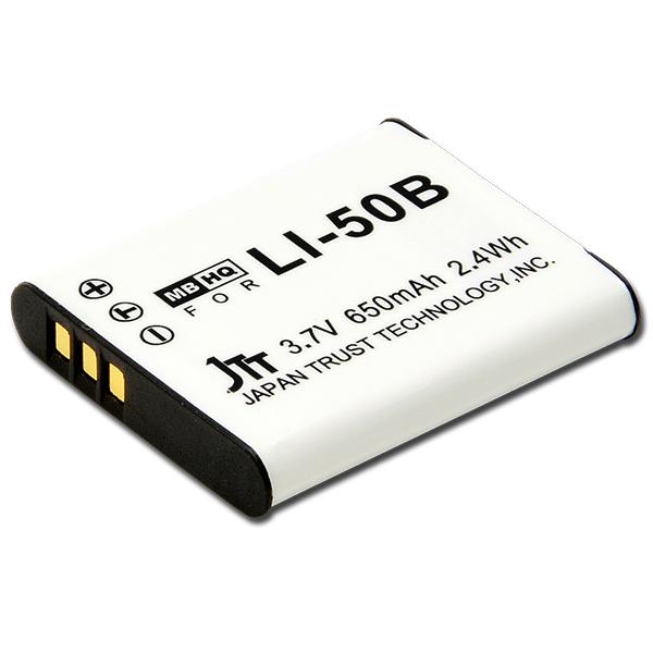 MBHLI50B        OLYMPUS  Li-50B互換バッテリー 電圧:3.7V  容量:650mA