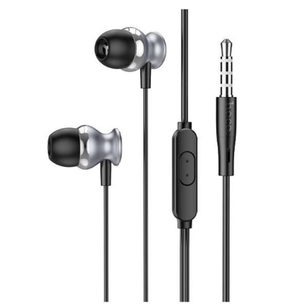 M106-35-BK      快適な音楽体験とクリアな通話を実現するM106 3.5mm有線イヤホン マイク付き ブラック