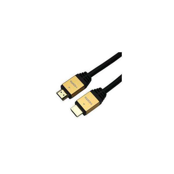 HDM30013GD      イーサネット対応ハイスピードHDMIケーブル。HDMIフルスペック対応!PS3・3Dにもちろん対応!HDMI新規格対応。ゴールド・3m