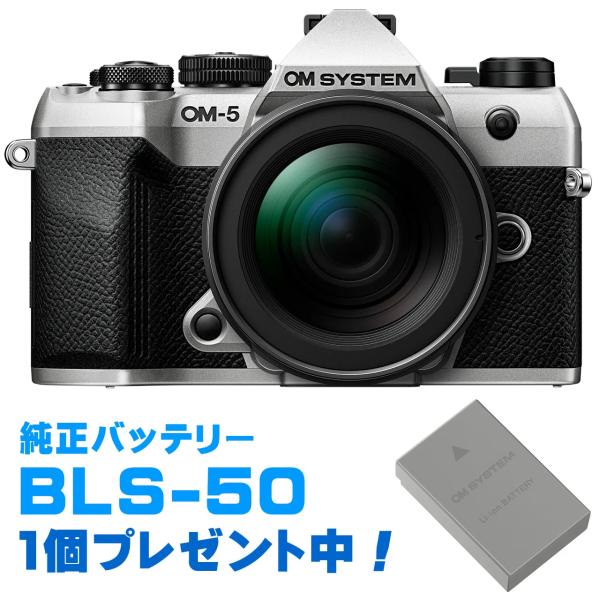 純正スペアバッテリープレゼント！　 【10000円分キャッシュバック対象商品 2/26-3/31まで】 【お得なセットもあります】 OM5MarkII1245LK ミラーレス一眼カメラ OM-5 Mark II と 小型軽量を実現した高性能...