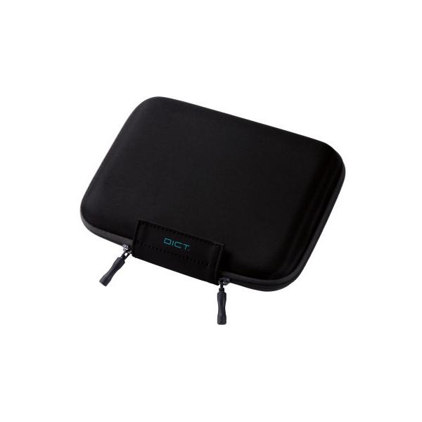 DJC024LBK       パッと開閉、しっかり守る。2タイプの開閉方式で、使用時も持ち運び時も便利に使えるセミハードタイプの電子辞書ケースDICT.。