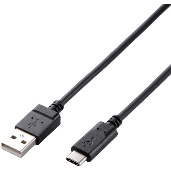 MPAFACY20BK     2m。ブラック。3A対応やわらかType-Cケーブル（A-C）