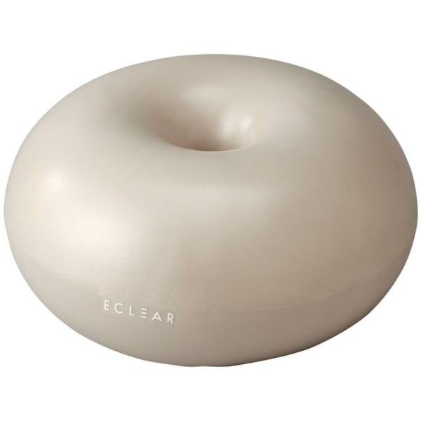 HCFBBDLIV       座るだけの簡単体幹トレーニング！安全設計の耐荷重120kg＆アンチバースト仕様。Lサイズ/アイボリー/直径約50×高さ28cm