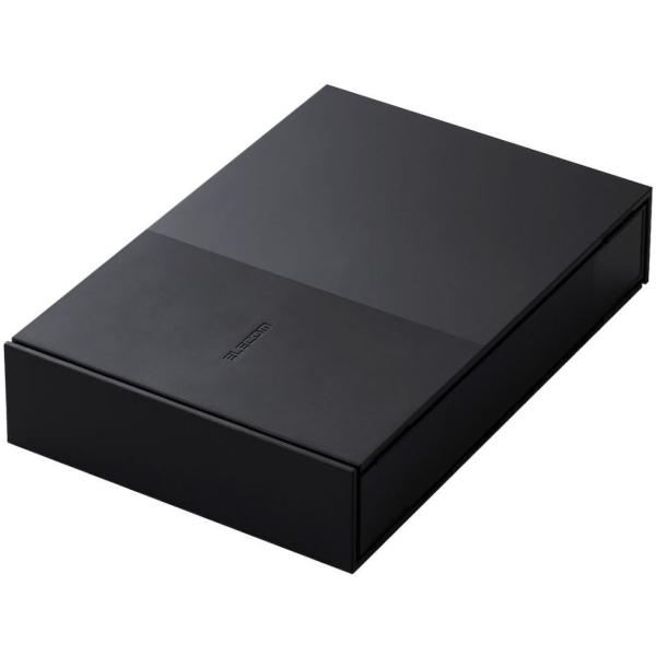 ELDGTV060UBK    6TB。テレビやレコーダーの番組録画向けのデスクトップハードディスクです。USB3.2(Gen1) 対応。ファンレス設計