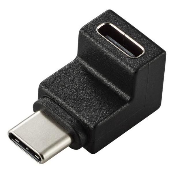 ADCFCML02BK     出っ張りを抑えてスッキリ配線！USB Type-Cアダプター L字/縦向きタイプです。