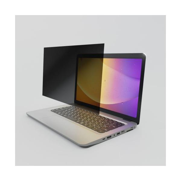 EFWPFX14W10     14Wインチ (16:10) 302mm×188.5mm。周りからの視線をしっかりガード！タッチパネルにも対応したのぞき見防止フィルターです。