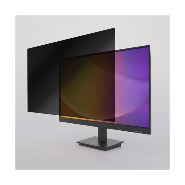 EFWPFX238W9     23.8Wインチ (16:9) 527mm×296mm。周りからの視線をしっかりガード！タッチパネルにも対応したのぞき見防止フィルターです。