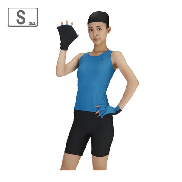 N2JG0350        ミットを使って効率的にアクアウォーキング！キャップもついてお得なセット