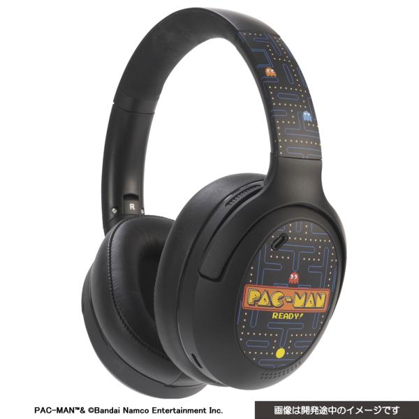 T2PMANCHSPM     パックマンデザインの本格派ヘッドセット 低遅延＆ノイズキャンセリング機能搭載！