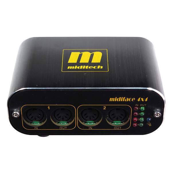 MF4X4           Miditech MIDIFACE 4x4は4入力4出力の64チャンネル対応のMIDIインターフェース