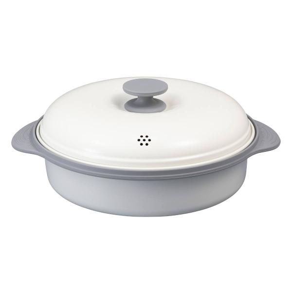 485659          深型設計で蒸し器付き、ヘルシー蒸し料理もラクラクできちゃう