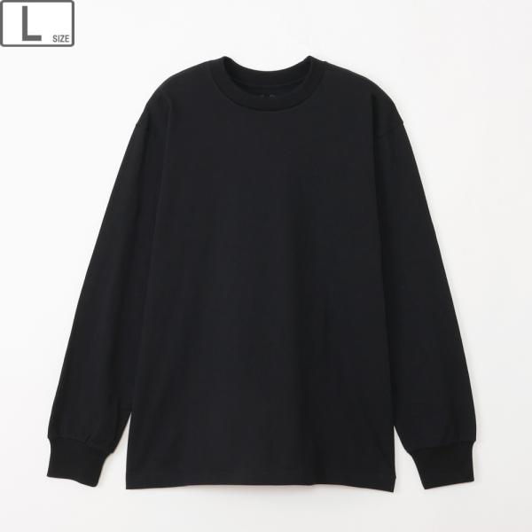 【メール便対応可1個まで】 クロ 長袖Tシャツ HM4-D202        深く、濃く、色あせない。