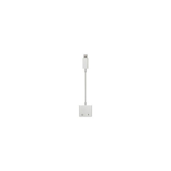 LTECWHX20       挿すだけ簡単!2in1Lightningイヤホン変換　イヤホン使用+充電が同時にできる!