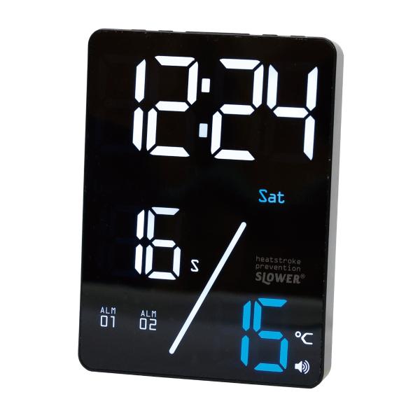 495472          サーモアラート機能のついたコンパクトなLEDクロック
