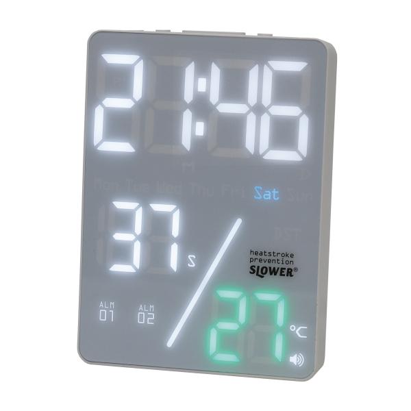 495473          サーモアラート機能のついたコンパクトなLEDクロック