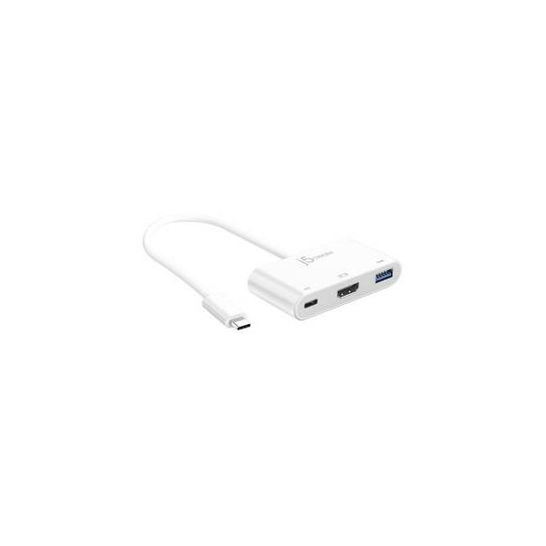 JCA379          パワーデリバリー対応でパソコンの充電をしながら増設した機器の使用が可能、USB Type-C 充 電用ポート、HDMI、USB3.0が増設できる。