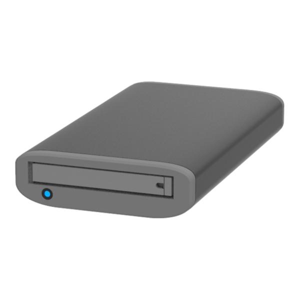 ZT1-B31BP BLACK ブラック。USB3.2 Gen2 Type-C接続対応1ベイJBODポータブルストレージデバイス